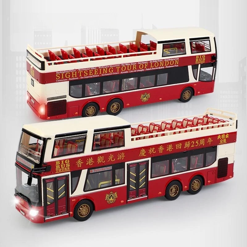 1-42-Scale-HongKong-London-Sightseeing-Toy-Bus-City-Double-Decker-Metal ...