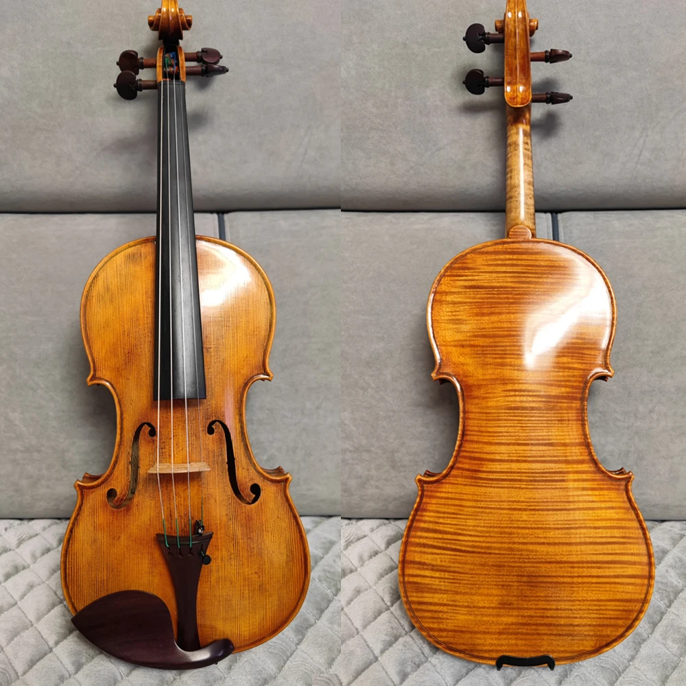 Viol-n-amarillo-italiano-de-madera-de-abeto-europeo-instrumento-musical ...