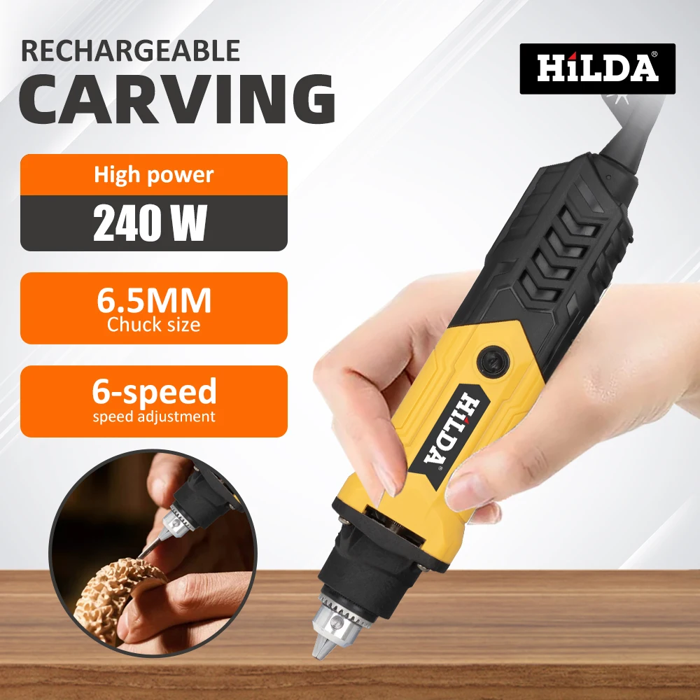 HILDA-400W-Engraving-Pen-Wireless-Electric-Grinder-Set-Rechargeable ...
