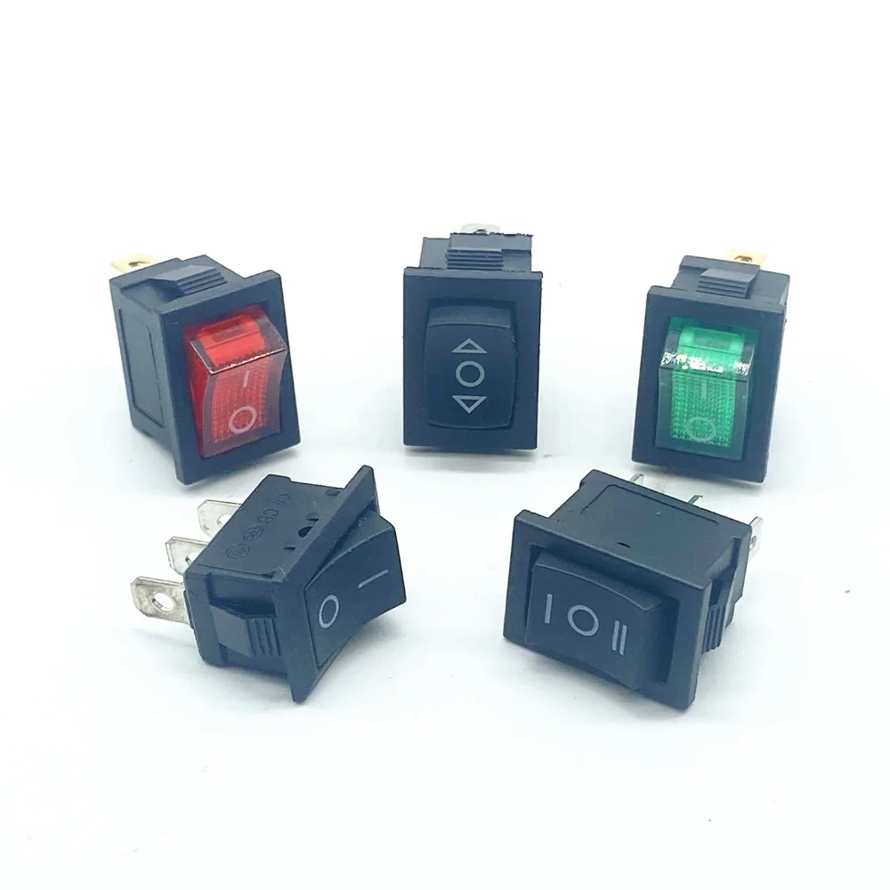 5PCS-Lot-Push-Button-Mini-Switch-6A-10A-110V-250V-KCD1-3Pin-Snap-in-On ...