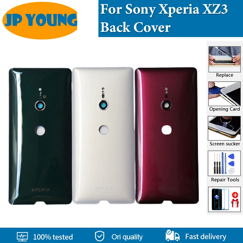 Original-6-0-For-Sony-Xperia-XZ3-Back-Battery-Cover-Glass-Housing-Rear ...