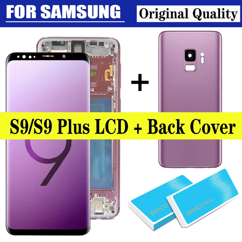 Super Amoled Display With Frame For Samsung Galaxy S9 G960 G960f S9 ...