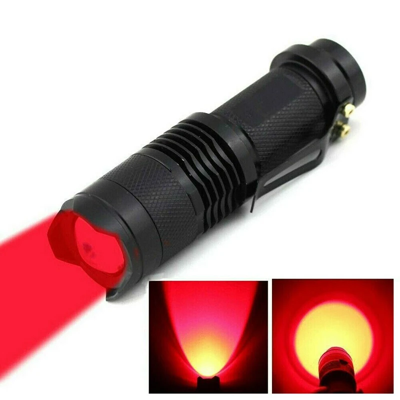 Linterna-de-haz-de-luz-roja-LED-l-mpara-edc-contra-el-deterioro-de-la ...
