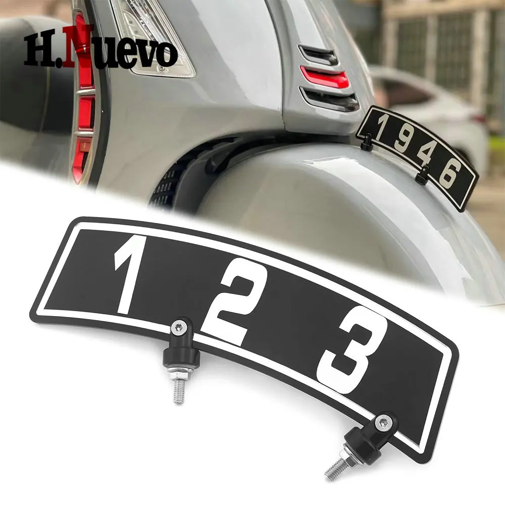 Motorcycle-License-Plate-Holder-Front-Fender-Registration-Plate-Number ...
