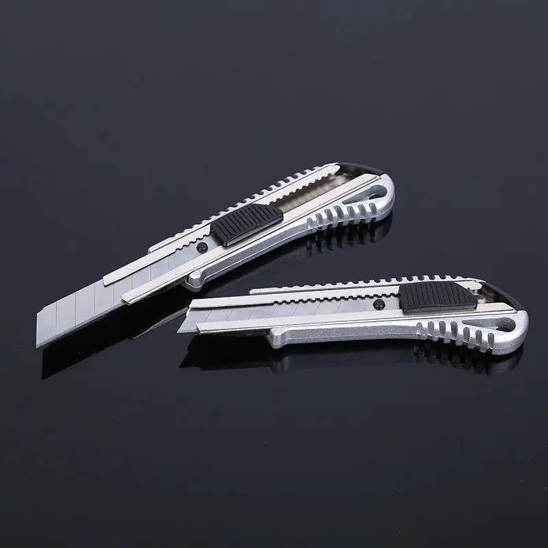 18mm Large Aluminum Alloy Art Knife Industrial Grade Stainless Steel ...