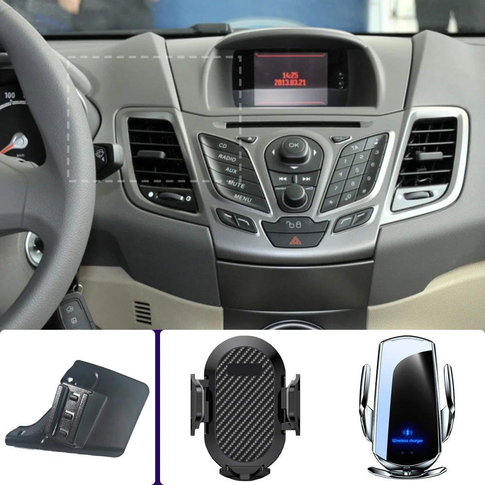 Car-Phone-Holder-For-Ford-Fiesta-2009-2010-2011-2014-Mobile-Phone ...