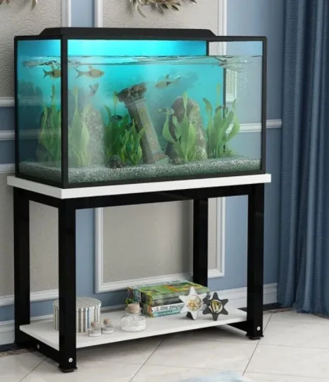Fish-Tank-Cabinet-Metal-Fish-Tank-Rack-Fish-Tank-Table-Steel-And-Wood ...