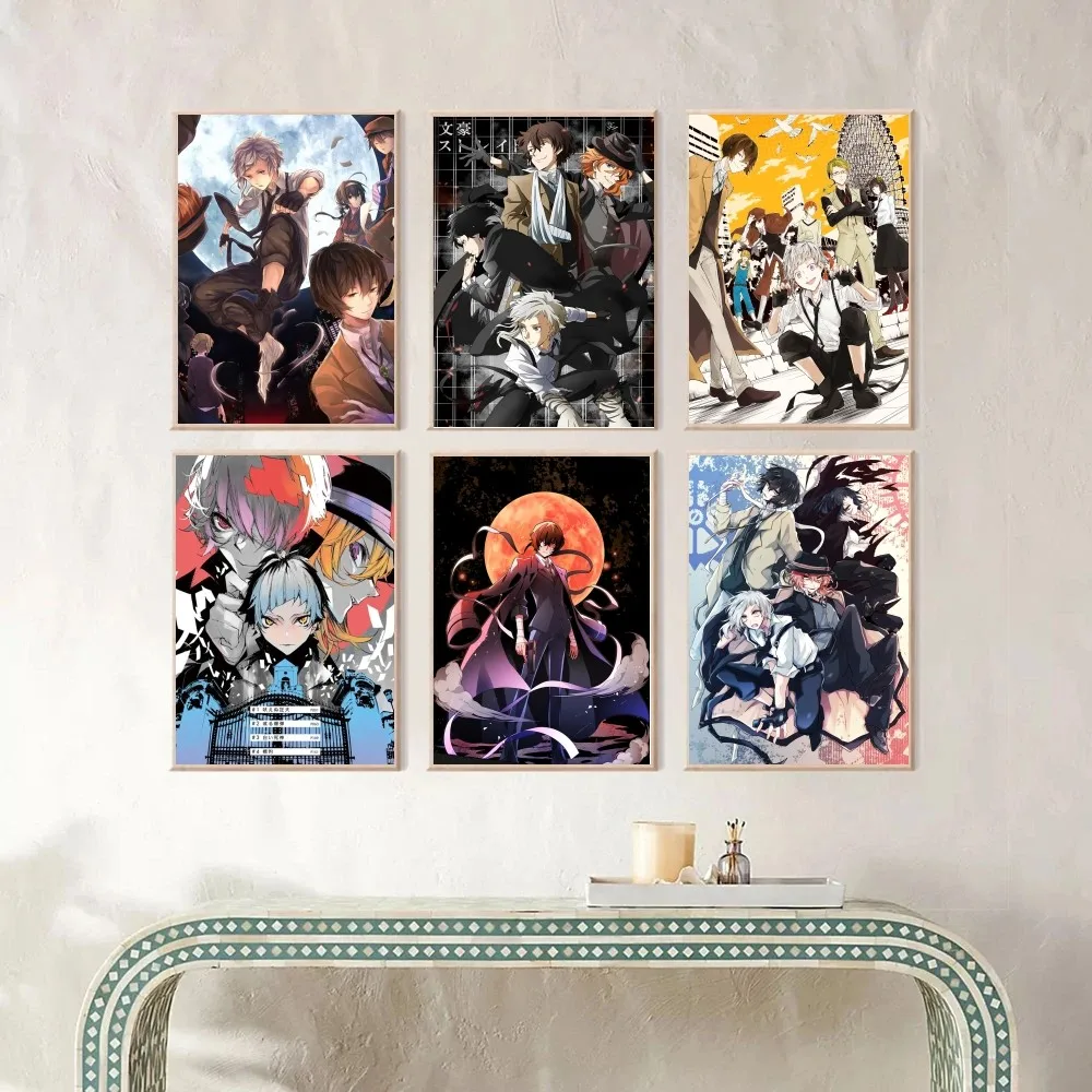 1pc-Bungo-Stray-Dogs-anmie-Poster-Paper-Print-Home-Living-Room-Bedroom ...