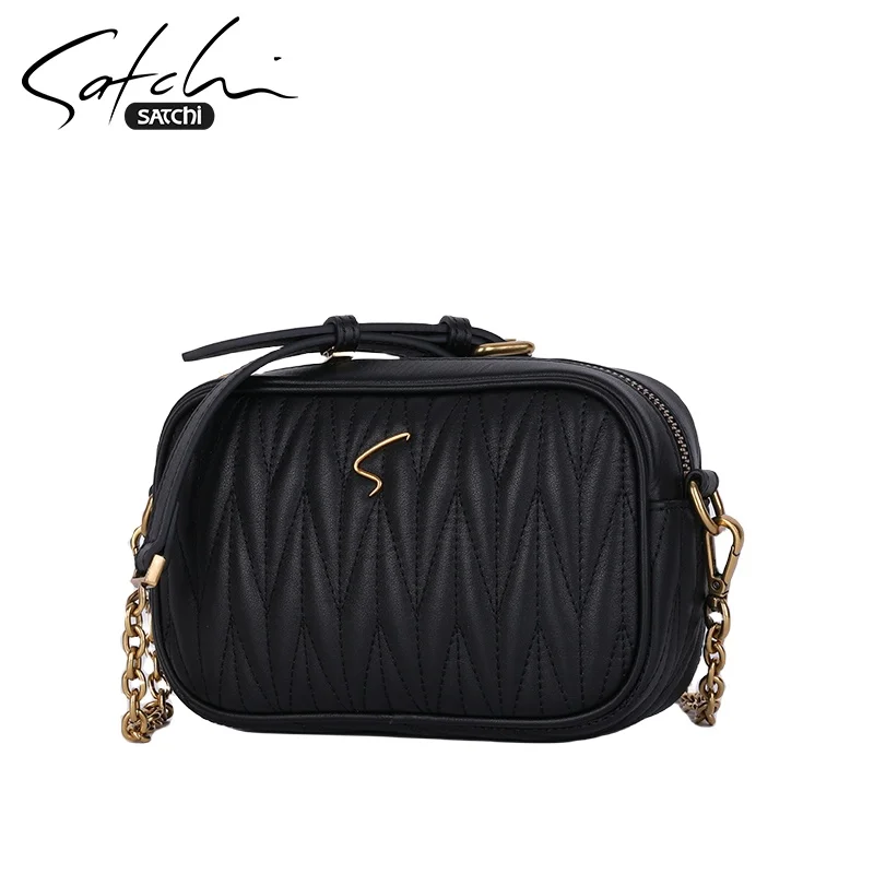 Satchi-Leather-Shoulder-Bag-for-Women-Simple-Messenger-Bag-Square-Sling ...