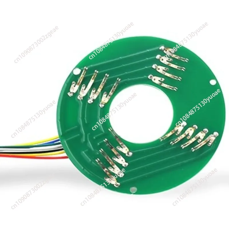 Disc Slip Ring PCB Conductive Slip Ring Inner Hole 12-50mm Separate ...