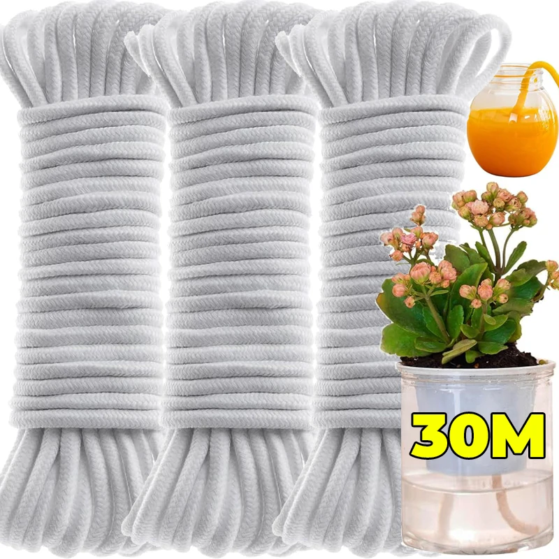 Automatic Watering Cotton Rope Hydroponic Wicking Cord DIY Self ...