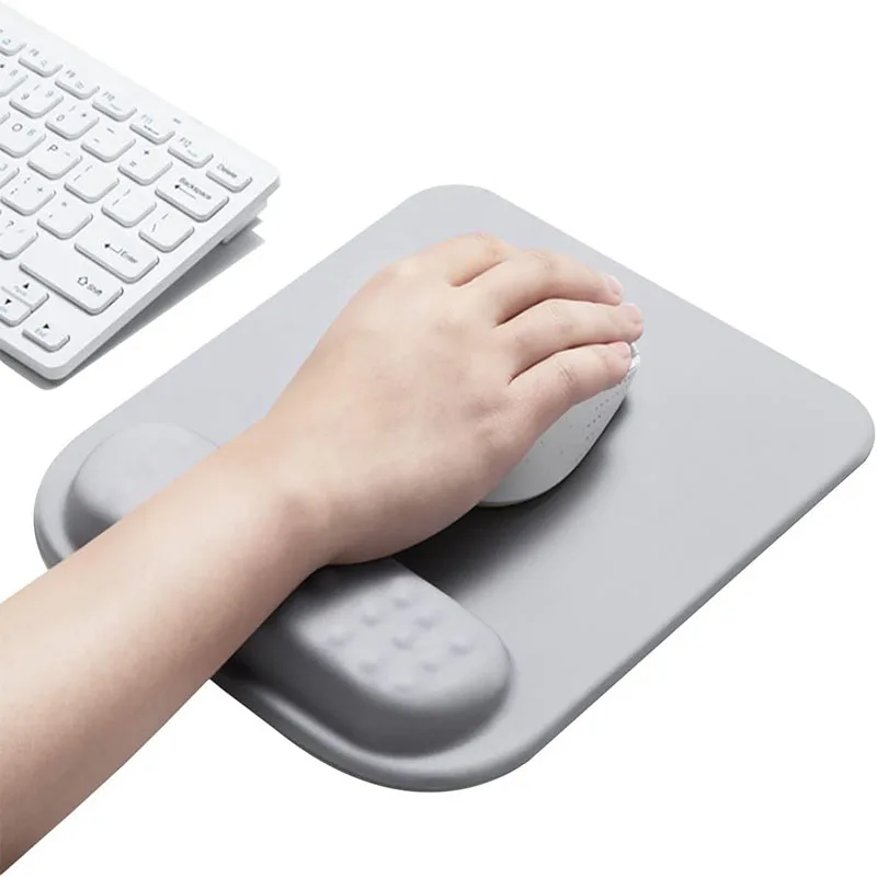 Mouse Pad with Gel Wrist Support Rest Ergonomic Mouse Pad with Wrist ...