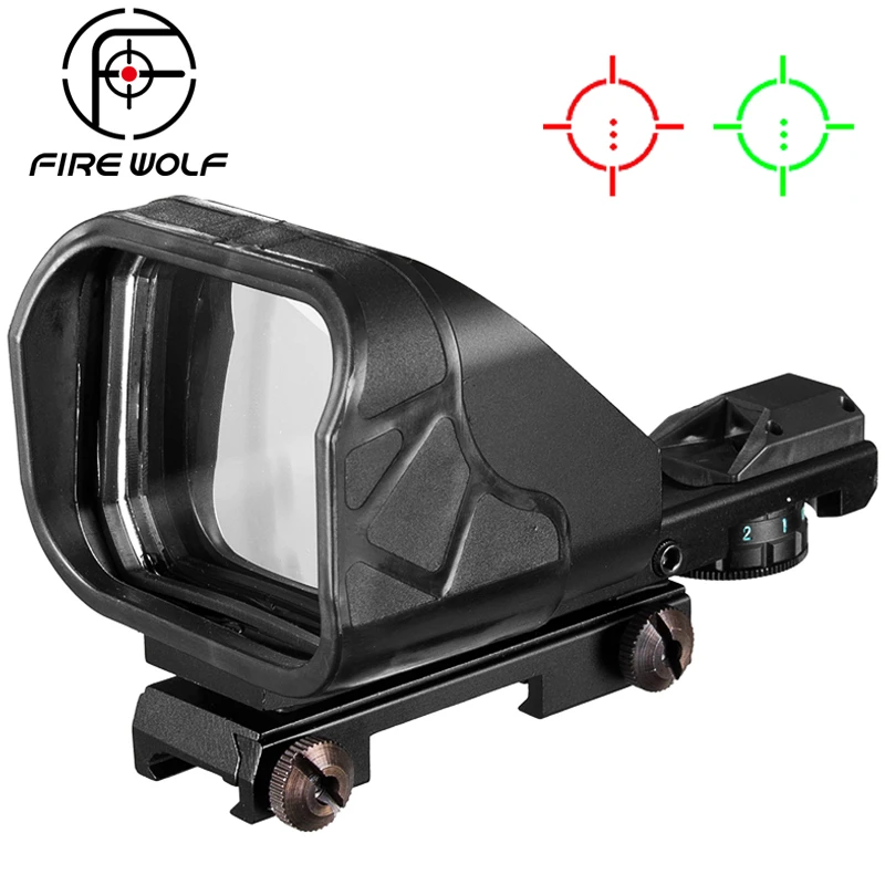 Tactical Scope Hunting Optics Riflescope Holographic Big Red Dot Sight ...