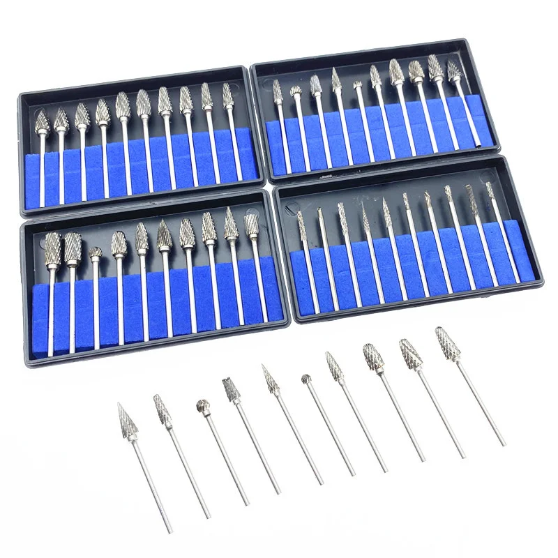 1set Dental Lab Drills Tungsten Steel Carbide Burs Teeth Whitenning ...