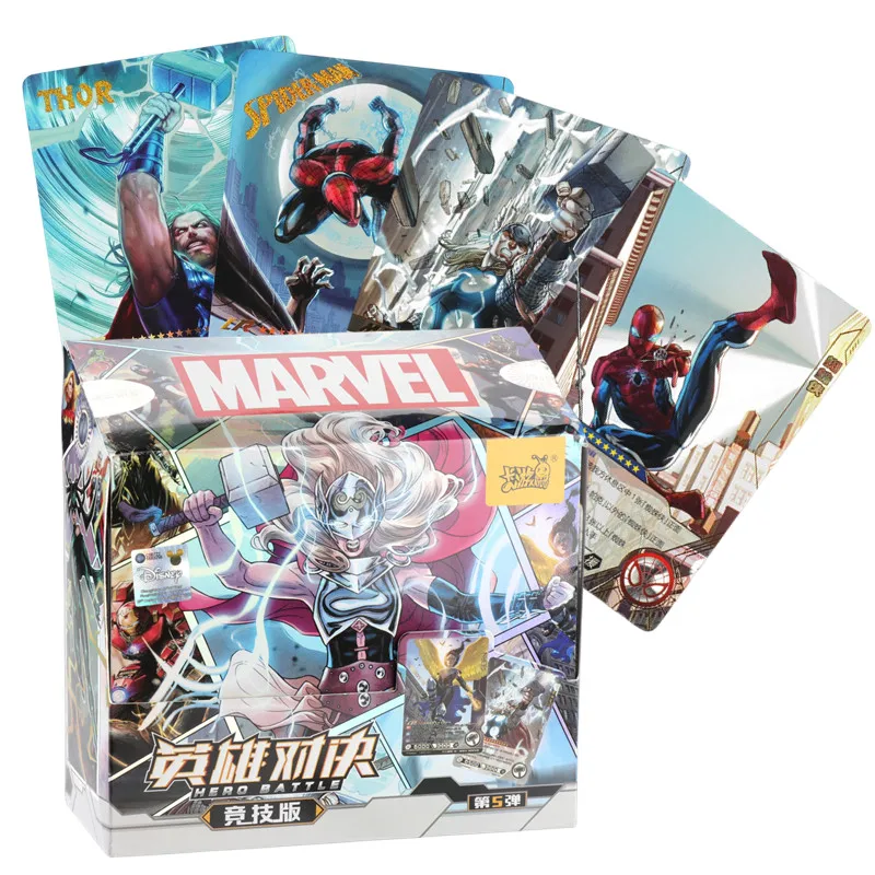 Avengers-animation-120-180Pcs-Marvel-Card-Set-SSR-CR-Rare-Card-Spider ...