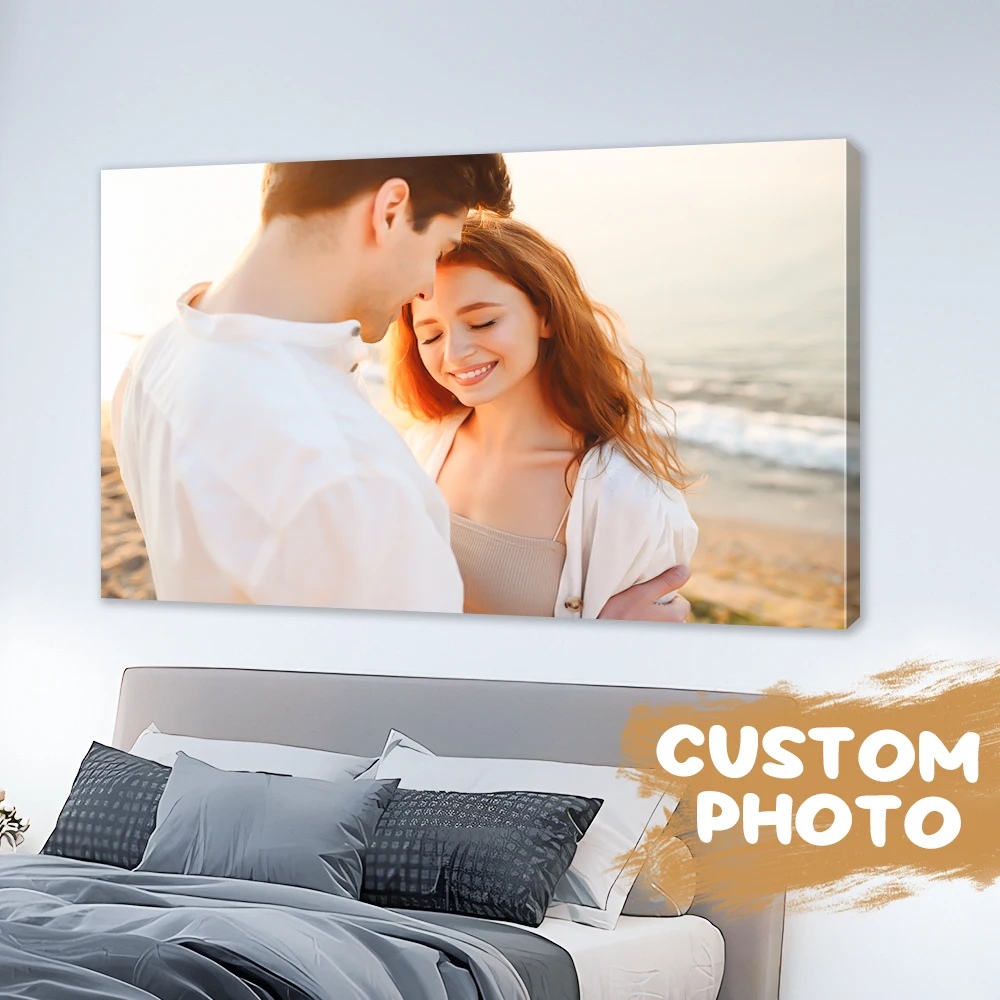 1Pc custom big size poster with DIY frame,Custom Personalized Canvas ...