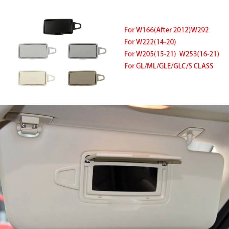 Sun-Shade-Visor-Makeup-Cosmetic-Mirror-Cover-For-Mercedes-Benz-W166 ...