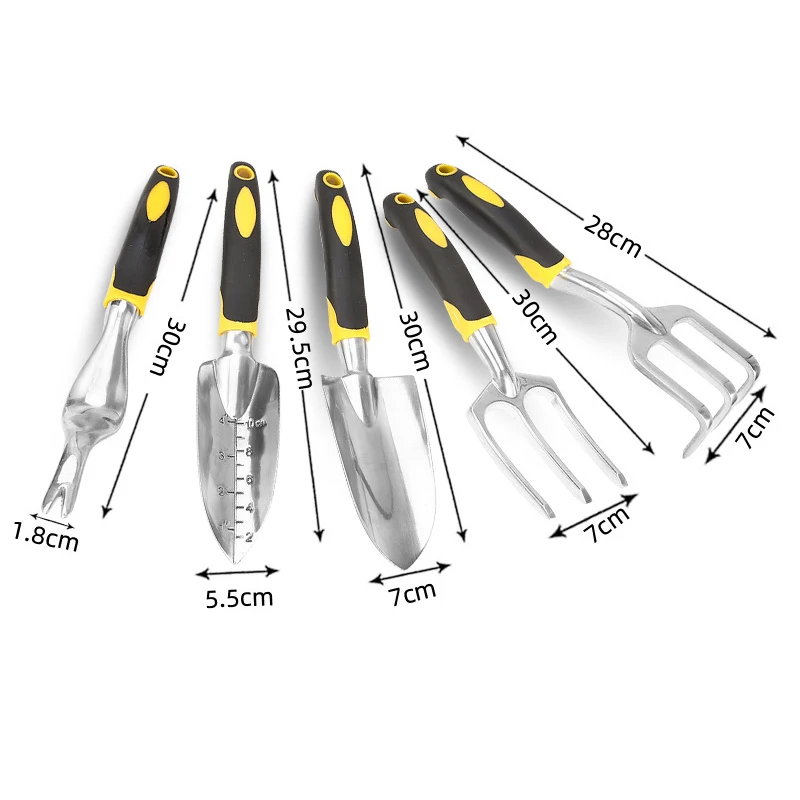 Manual-Gardening-Tool-Set-Hand-Rake-Shovel-With-Scale-Transplant-Dig ...