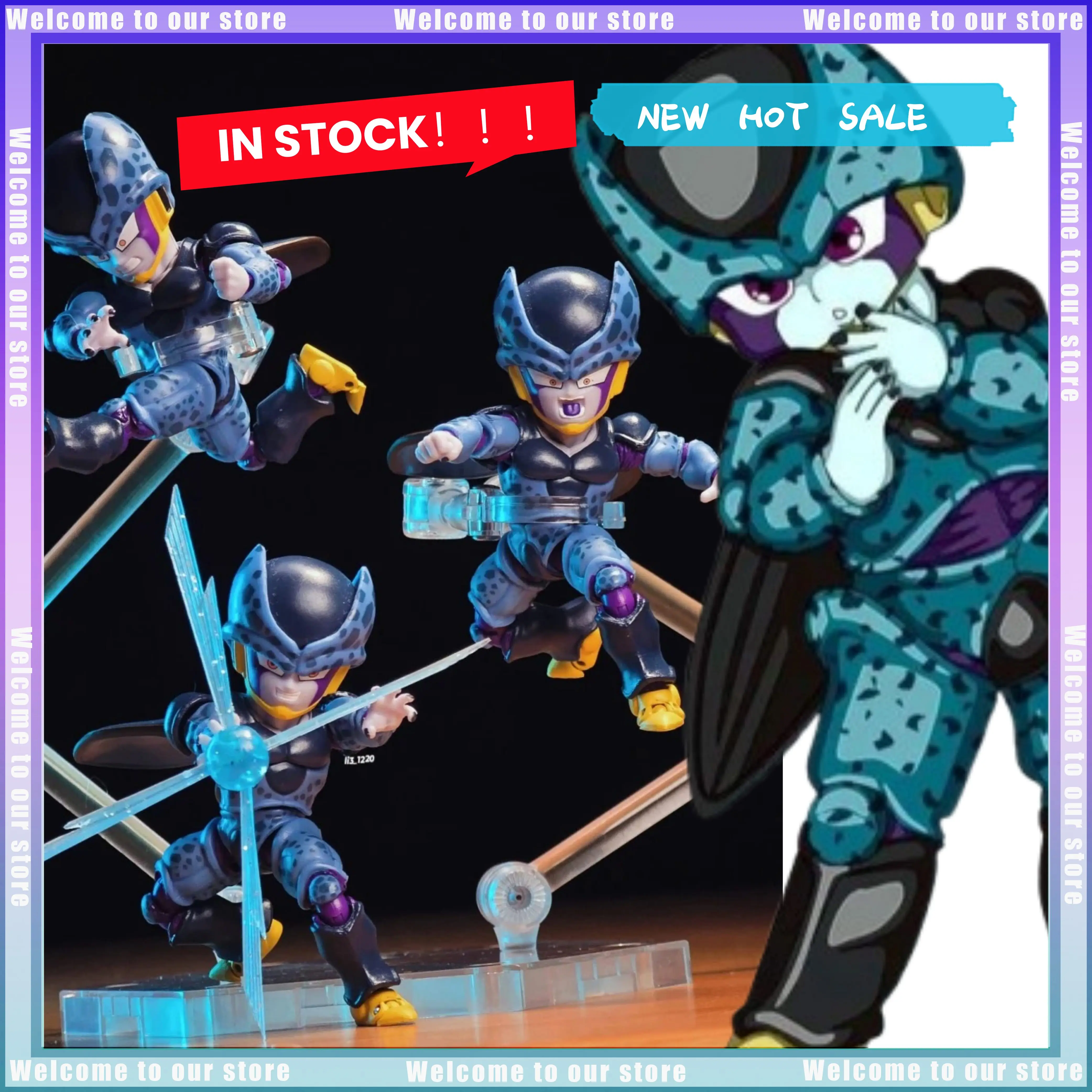 In Stock KW Studio Dragon Ball KW005 KW005P SHF Tiny Monster Cell Jr ...