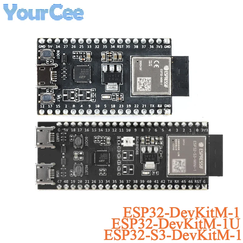 Esp32 Devkitm 1 Esp32 S3 Devkitm 1 Mcu Esp32 Esp32 S3 Mini