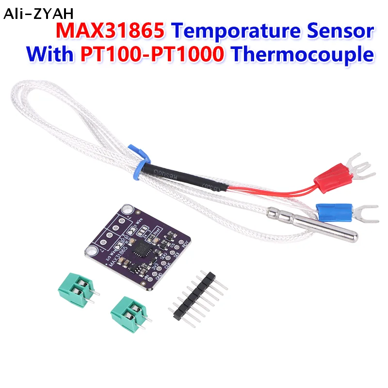 MAX31865 Resistance Temperature Detector Module RTD Sensor With PT100 ...