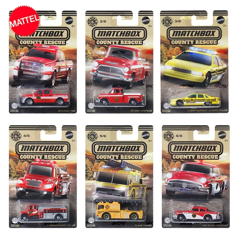 Original-Mattel-Matchbox-GGF12-Car-1-64-Diecast-County-Rescue-Chevy ...