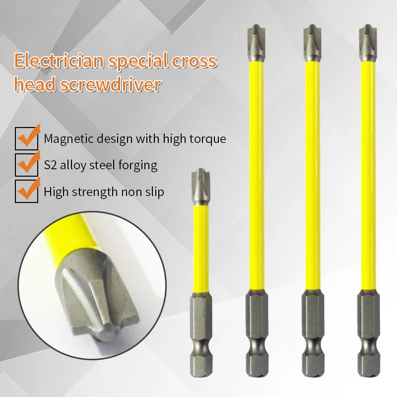 1pcs Magnético Especial Cruz Chave De Fenda Bit Nutdrivers FPH2 Para ...