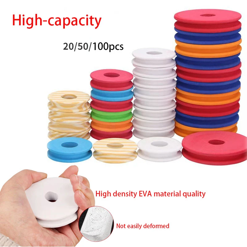 20-50-100Pcs-EVA-Foam-Spools-Fishing-Winding-Board-Fishing-Hook-Line ...