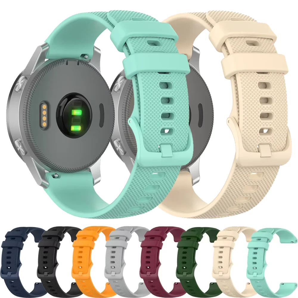 20mm 22mm Silicone Strap for Garmin Forerunner 165 55 265 965 255 ...