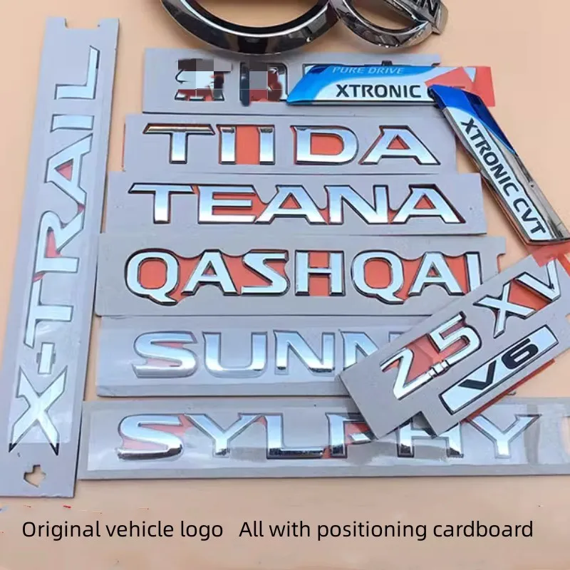 For-NISSAN-TIIDA-TEANA-SUNNY-QASHQAI-X-TRAIL-Auto-Logo-Trunk-lettering ...