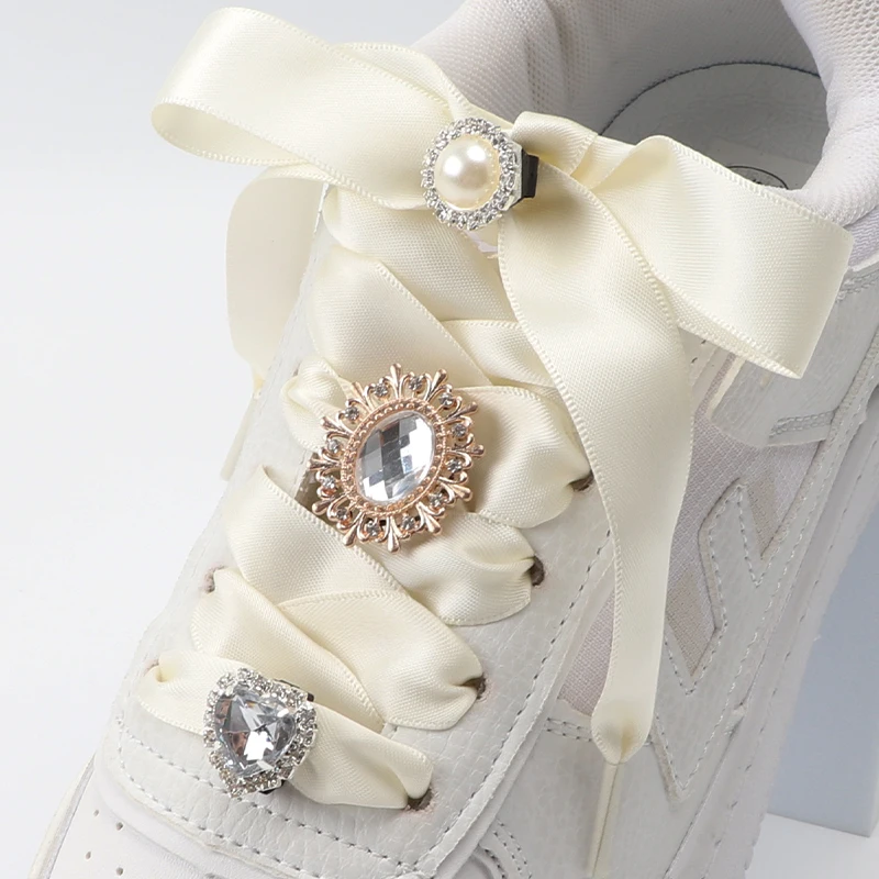 Diamond-Shoelaces-Decoration-Shiny-Rhinestones-Buckle-Luxurious-Shoes ...