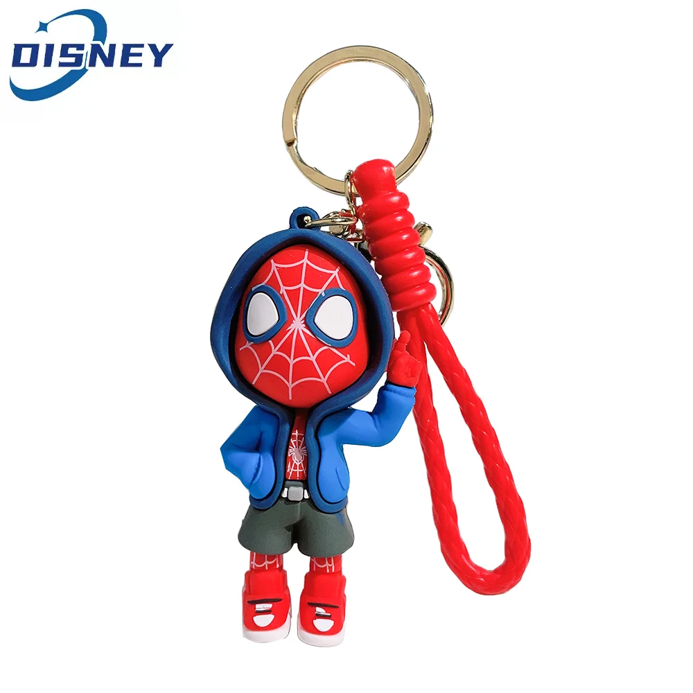 Marvel-Spiderman-Doll-Silicone-Keychain-Avengers-Superhero-Iron-Man ...