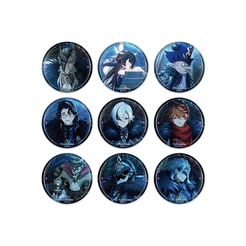 Game-Impact-Fatui-Harbinger-II-Capitano-Jester-Arlecchino-Doctor-Pin ...