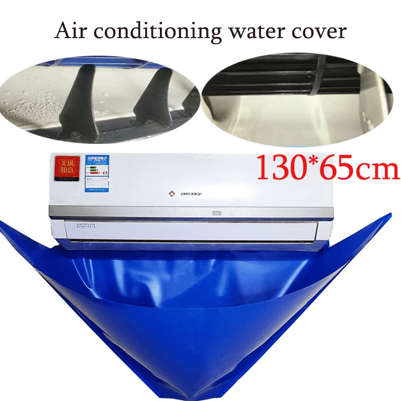 130-65cm-Air-Conditioner-Cover-Dustproof-Filter-Water-Bag-Durable-Dust ...