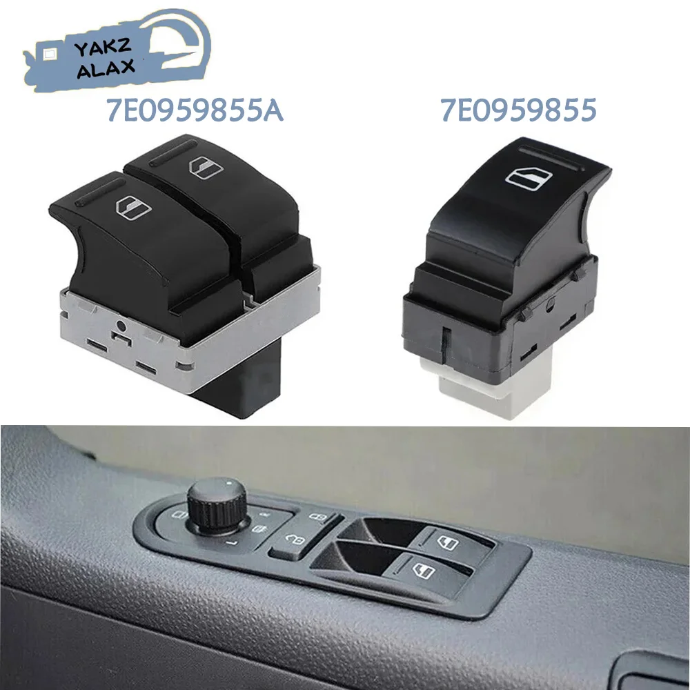 7E0959855A 7E0959855 Electric Power Window Control Switch Button for VW ...