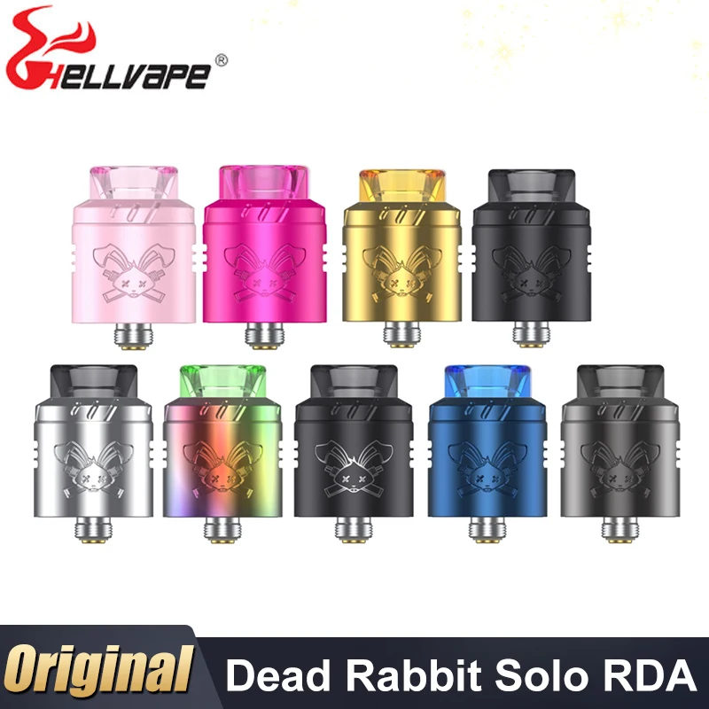 Original-Hellvape-Dead-Rabbit-Solo-RDA-Tank-Vape-810-Drip-Tip-Atomizer ...