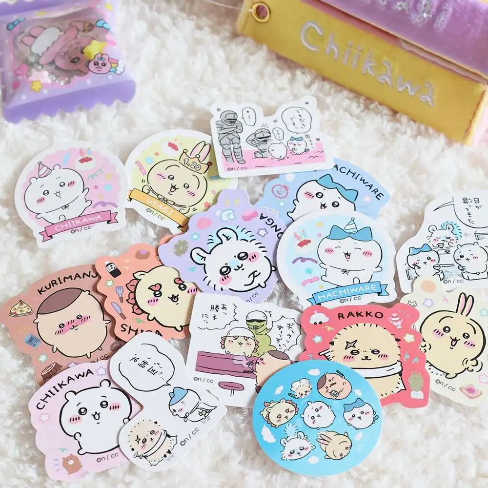 Chiikawa Sticker Pack Cute Hachiware Usagi Momonga Chikawa Flying ...