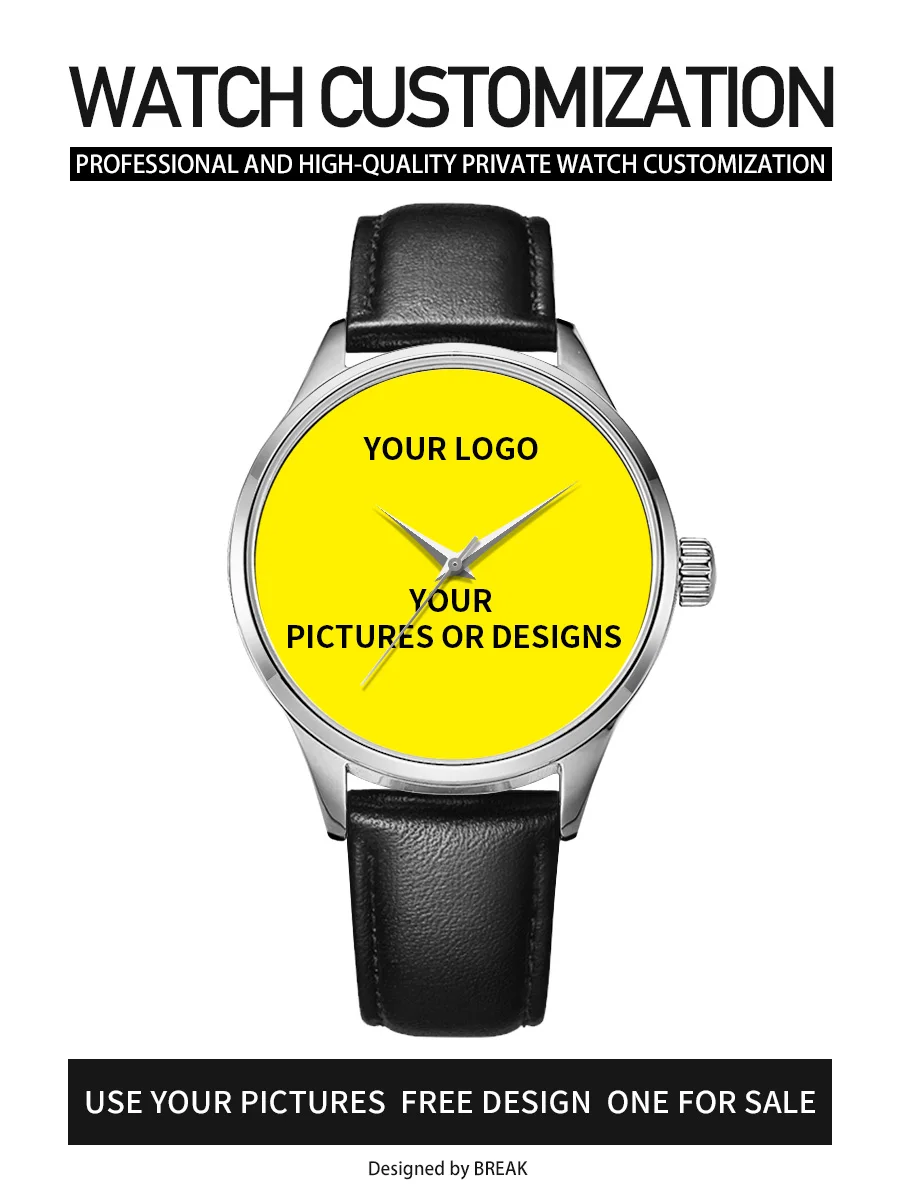 Custom-Logo-Watch-Creative-Design-Unique-Watch-Men-Women-Unisex-5ATM ...