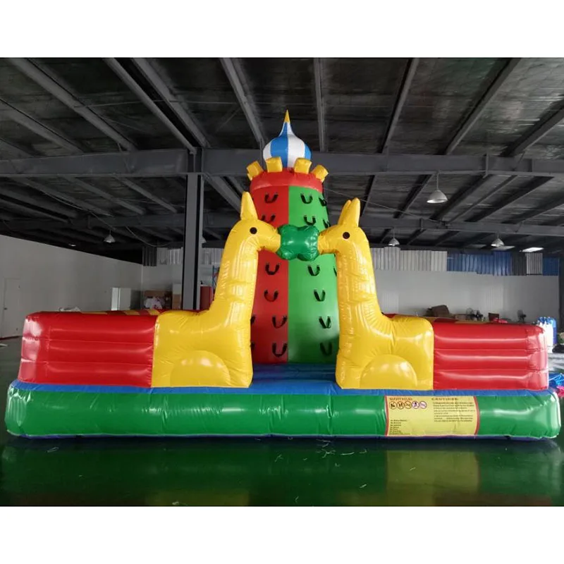 PVC-commercial-grade-inflatable-climbing-wall-Inflatable-Tower-Climbing ...