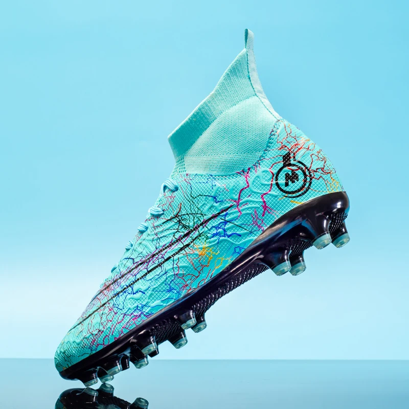 Zapatos De fútbol De tobillo alto para Hombre, zapatillas De deporte ...