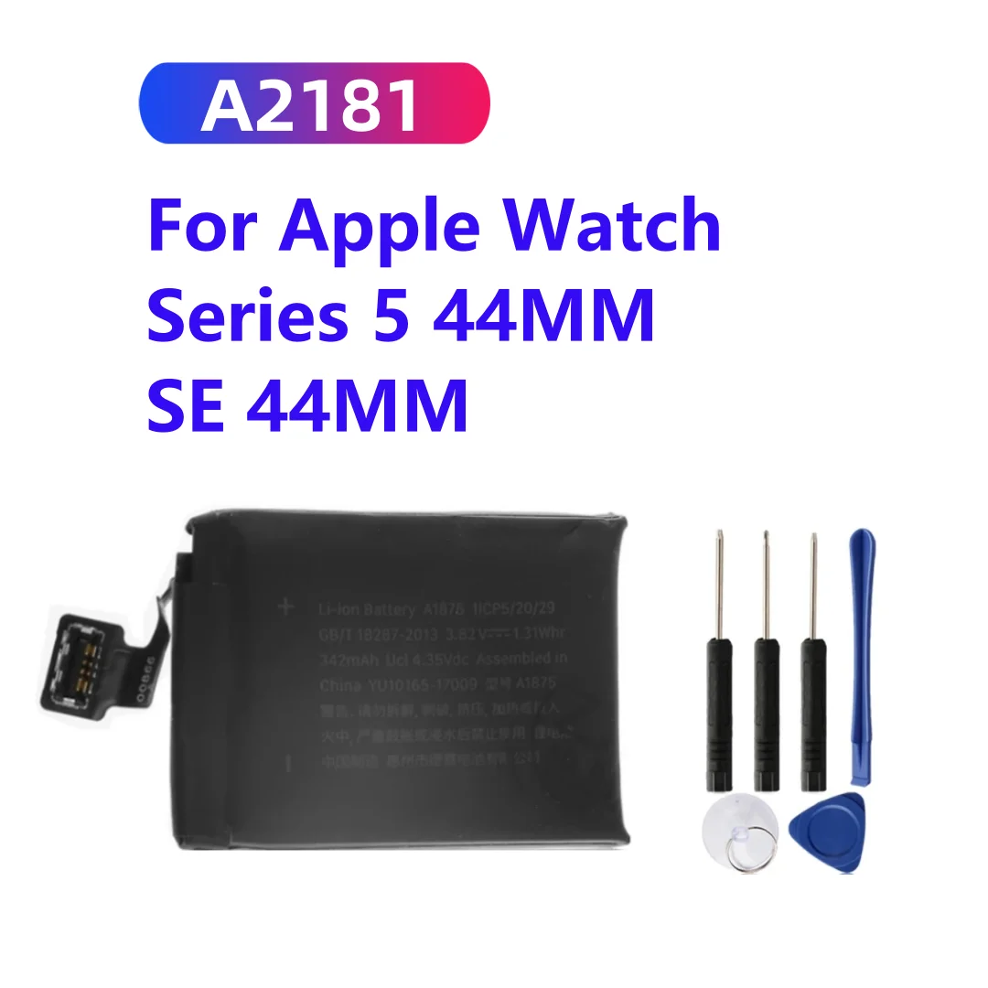 296mAh-A2181-Battery-For-Apple-Watch-Series-5-44mm-SE-44MM-a2181-Smart ...