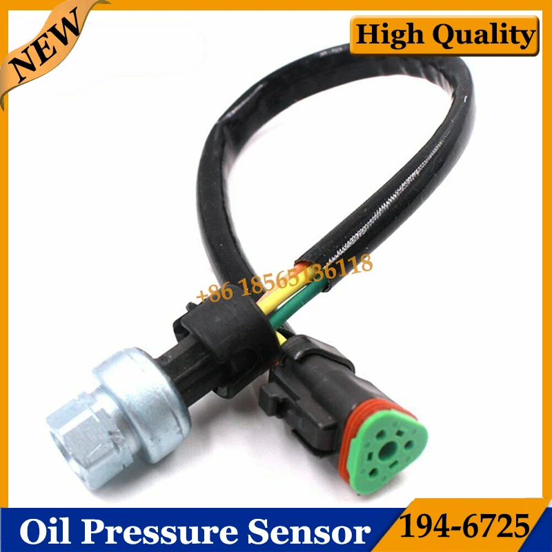 High Quality 194 6725 1946725 Oil Pressure Sensor for Caterpillar CAT ...