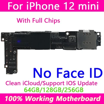 100%Tested Motherboard For iPhone 12 mini Main board With Face ID ...