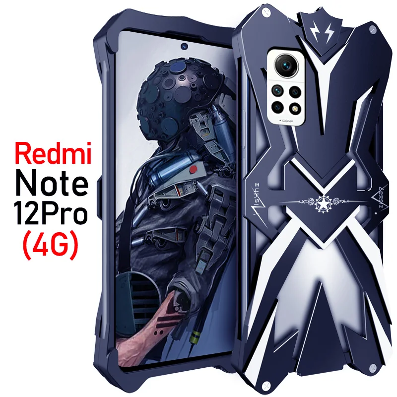 Redmi-Note-12-PRO-4G-Cooling-Case-Powerful-Shockproof-Screw-Metal-Frame ...