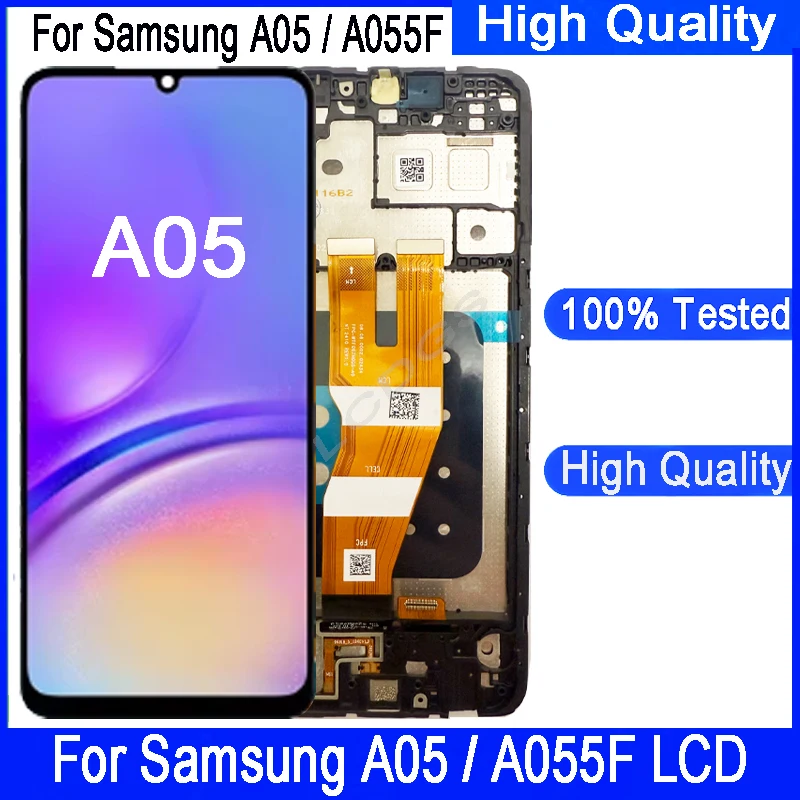 6.7'' High quality LCD For Samsung A05 LCD Display Touch Screen ...