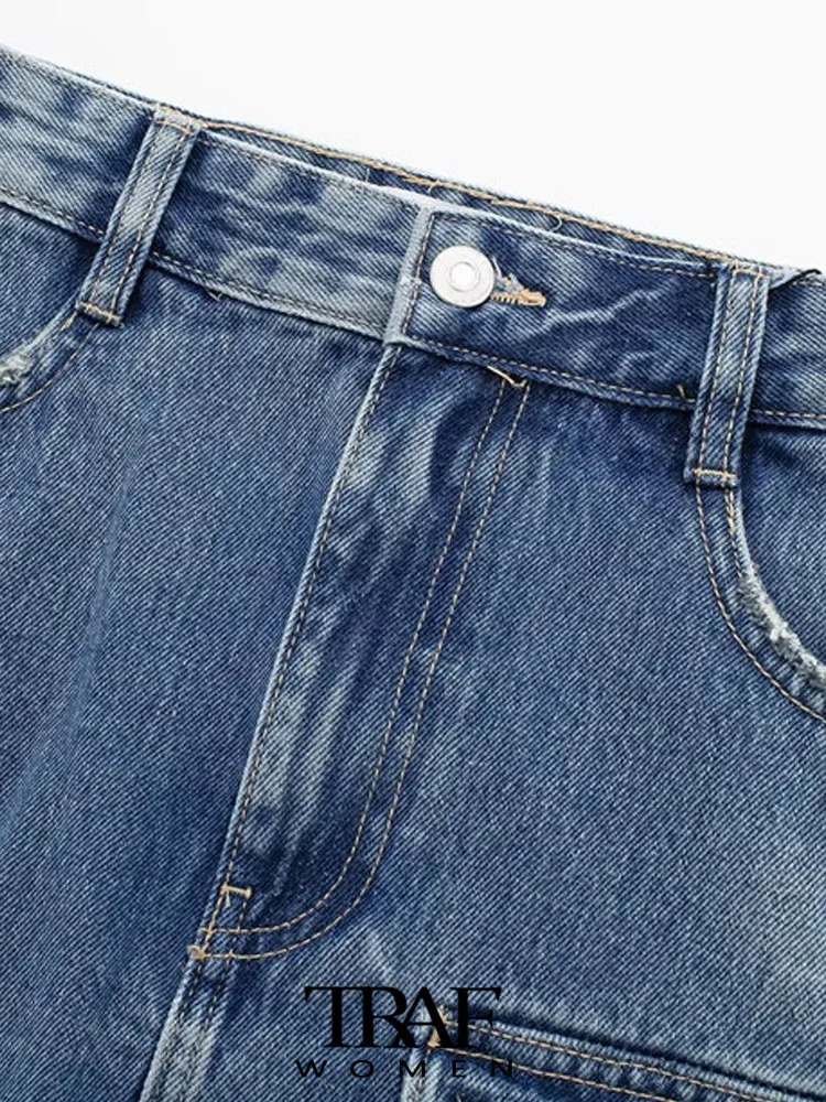 Minifalda de Jean para Mujer, con Bolsillos – LydaMarket