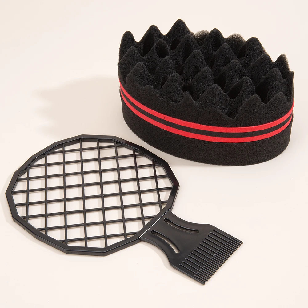 Hair-Curl-Weave-Dreads-Sponge-Brush-Plastic-Hair-Curl-Sponge-Brush ...
