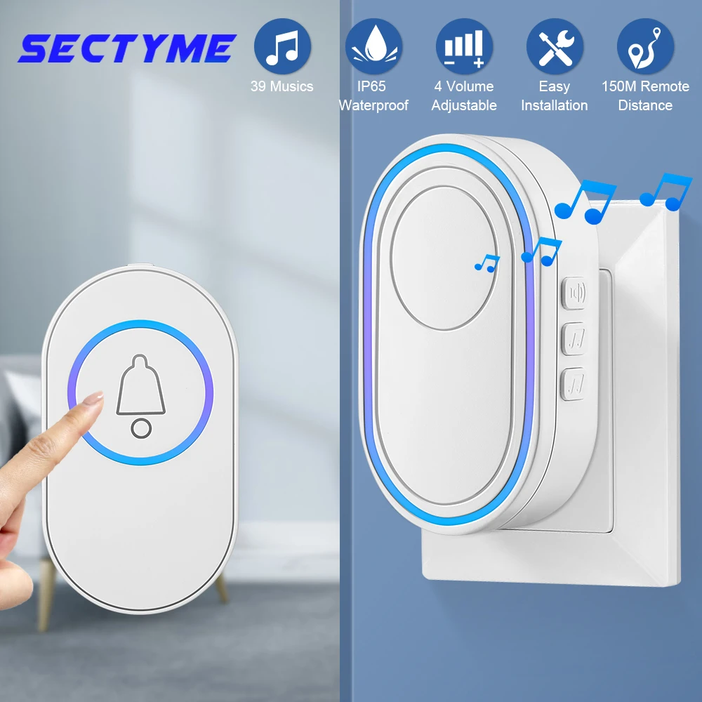 Waterproof Outdoor Wireless Doorbell | Waterproof Outdoor Battery ...