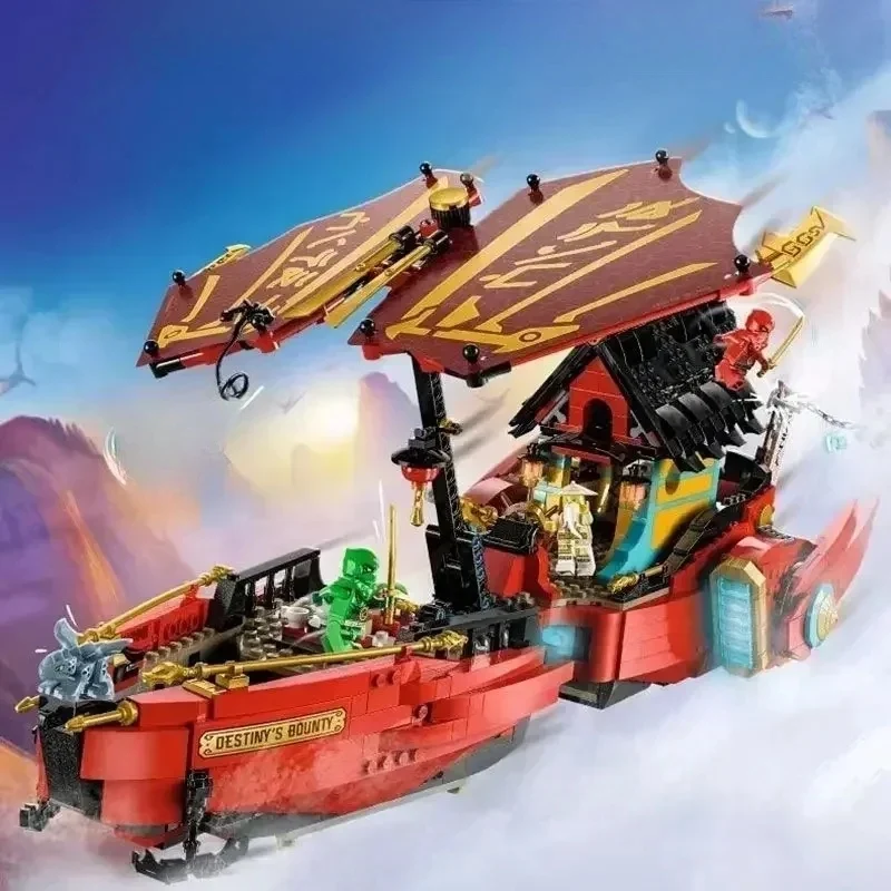 Destiny-Boat-Bounty-Ship-Race-Against-Time-Compatible-71797-Kit-de ...
