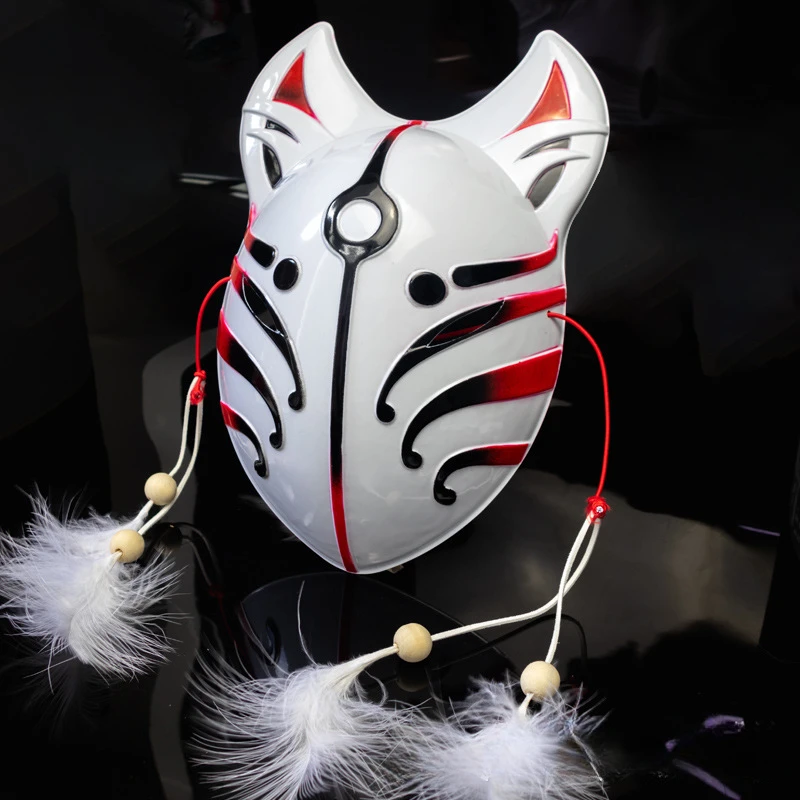 Japanese-Fox-Masks-Cat-Face-Mask-PVC-Japanese-Style-Wind-Fox-Anime ...